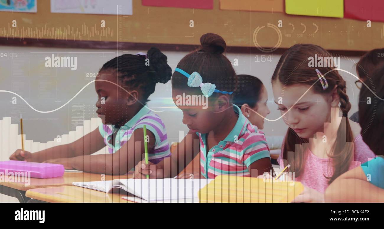 Writing students using yellow hi-res stock photography and images - Alamy