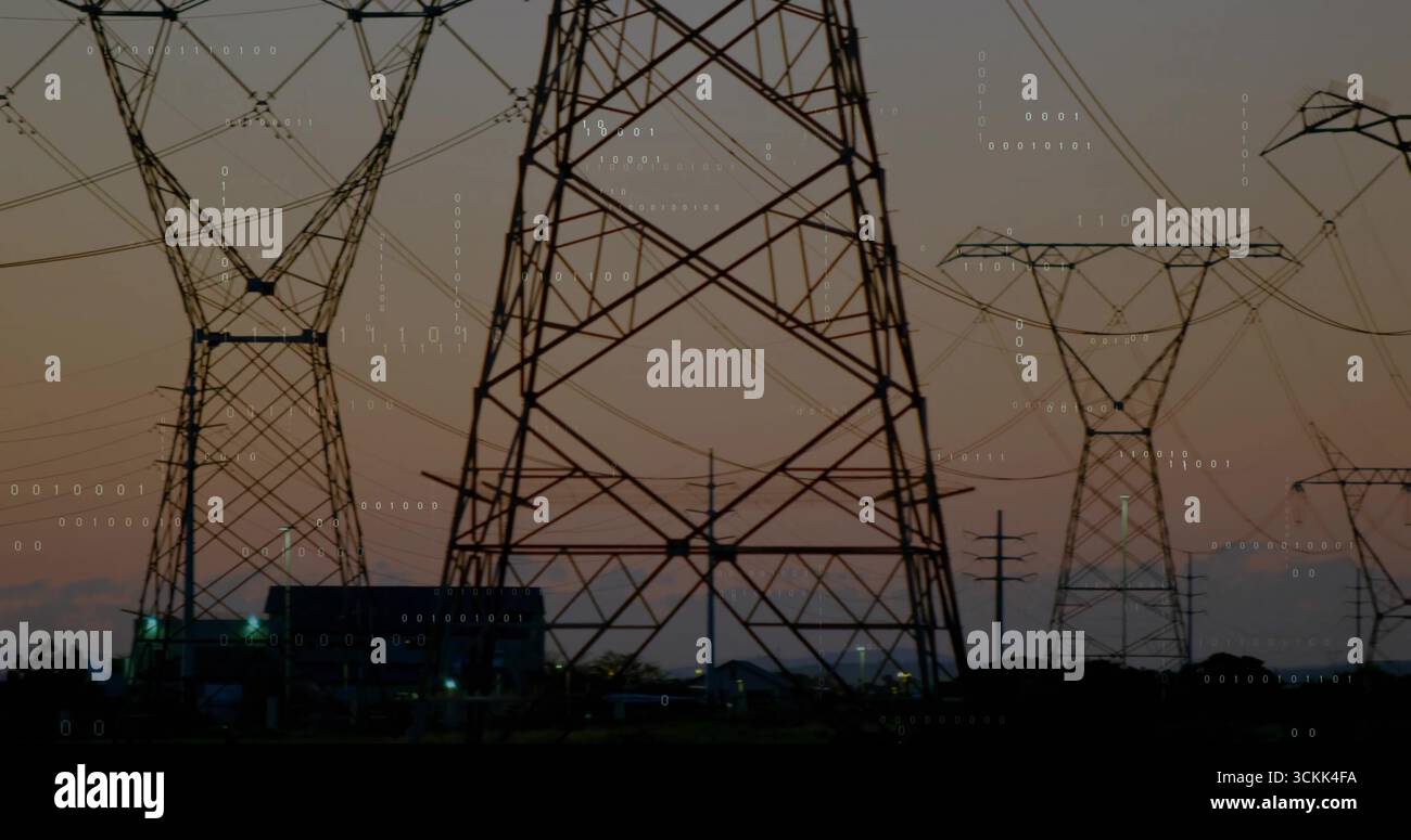 Electrical substation tower standing hi-res stock photography and ...