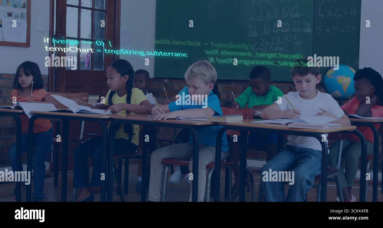 Solving equations classmates writing hi-res stock photography and ...