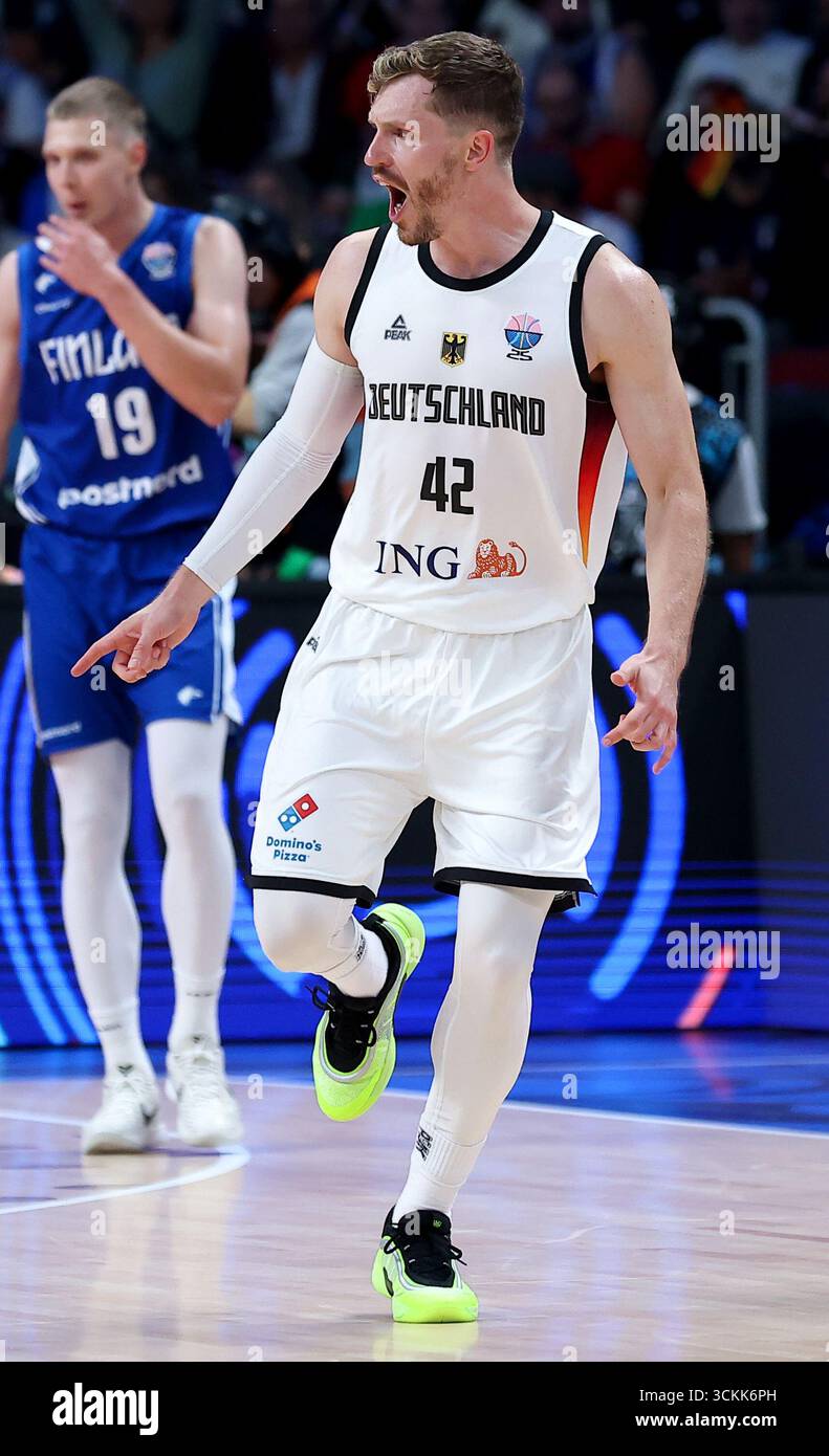 Germany's Andreas Obst during FIBA Eurobasket 2025 semi-final ...