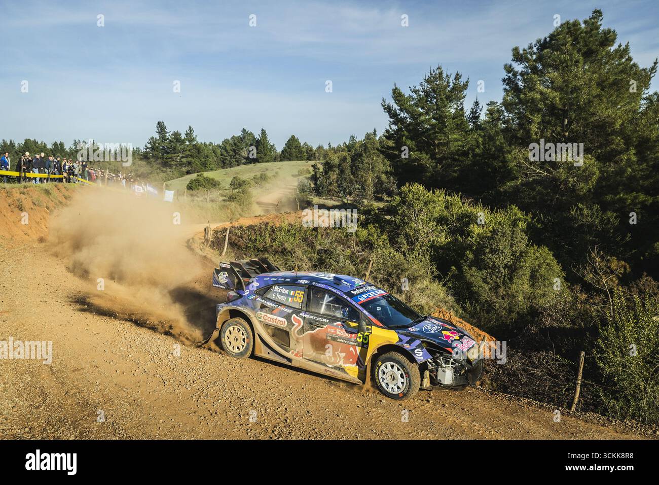 55 Joshua MCERLEAN, Eoin TREACY, Ford Puma Rally1, action during the ...