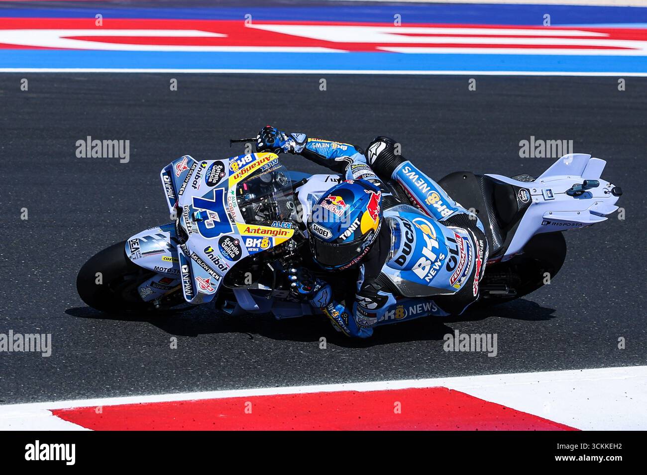 Alex Marquez of Spain and BK8 Gresini Racing MotoGP seen during MotoGP GP16 Red Bull Grand Prix ...