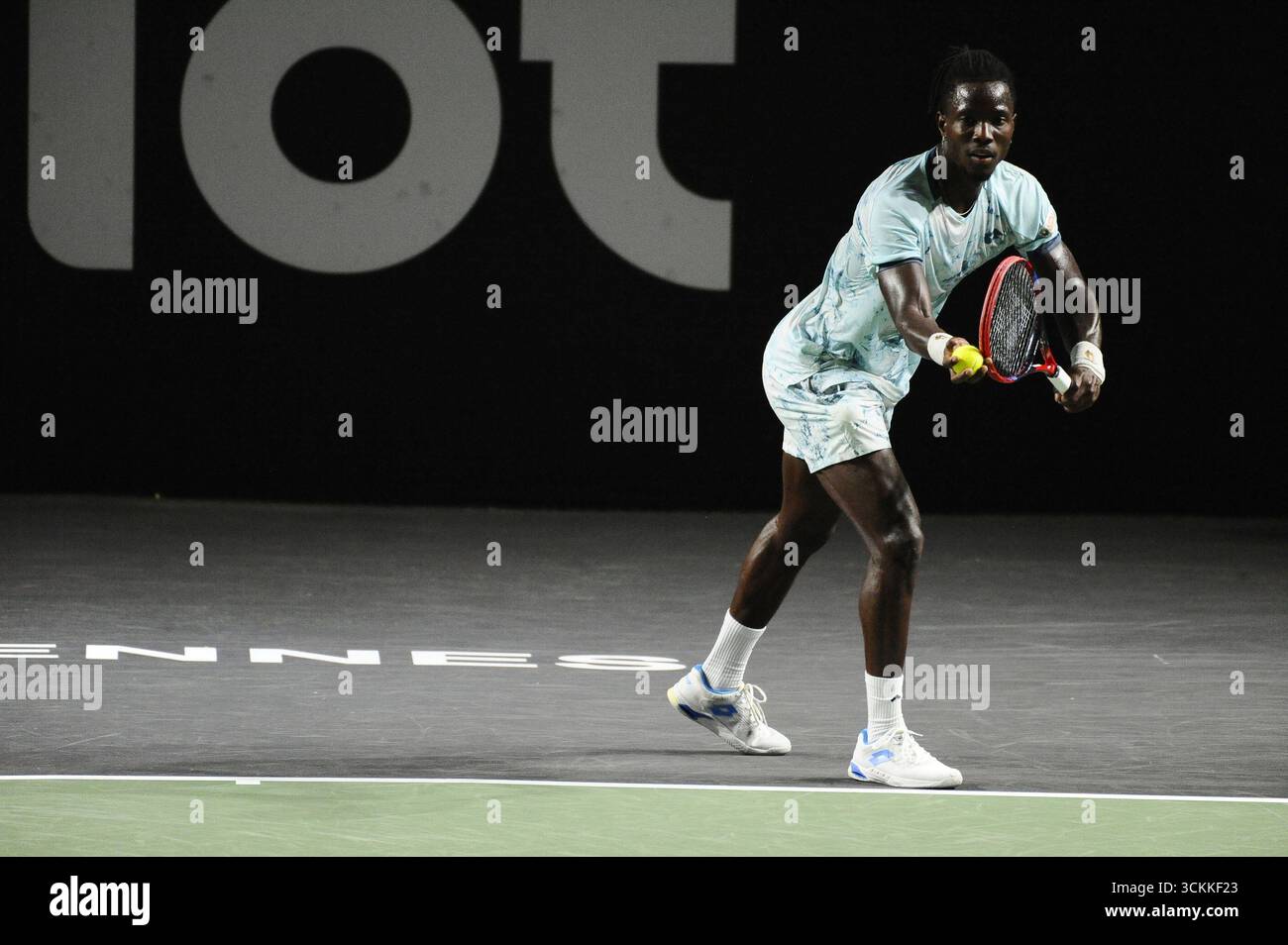 Eliakim COULIBALY during the Open Blot Rennes 2025, ATP Challenger 100 tennis event on 12 ...