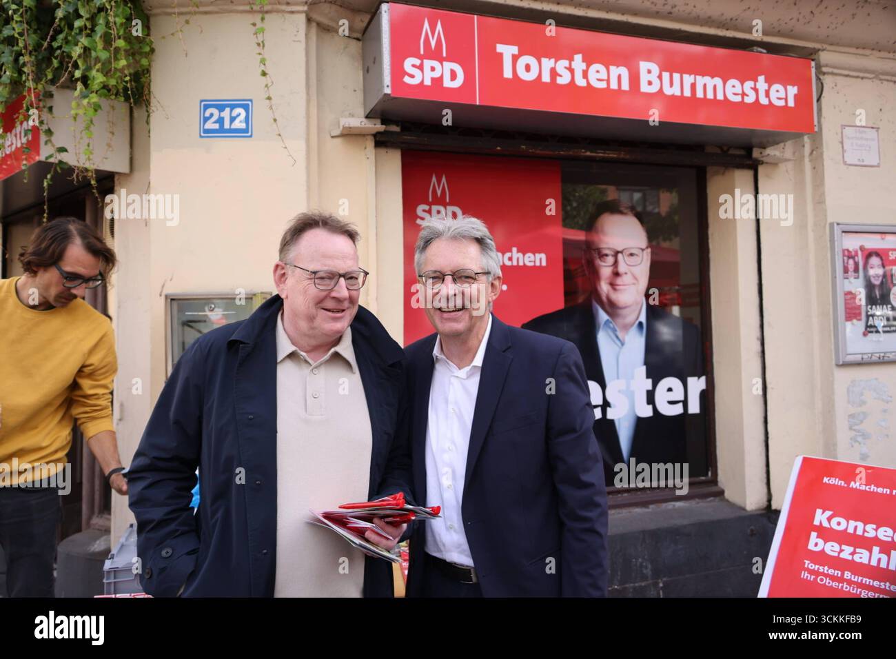 Torsten Burmester SPD 12.09.2025, Germany, NRW,Koeln, Kommunalwahlkampf ...