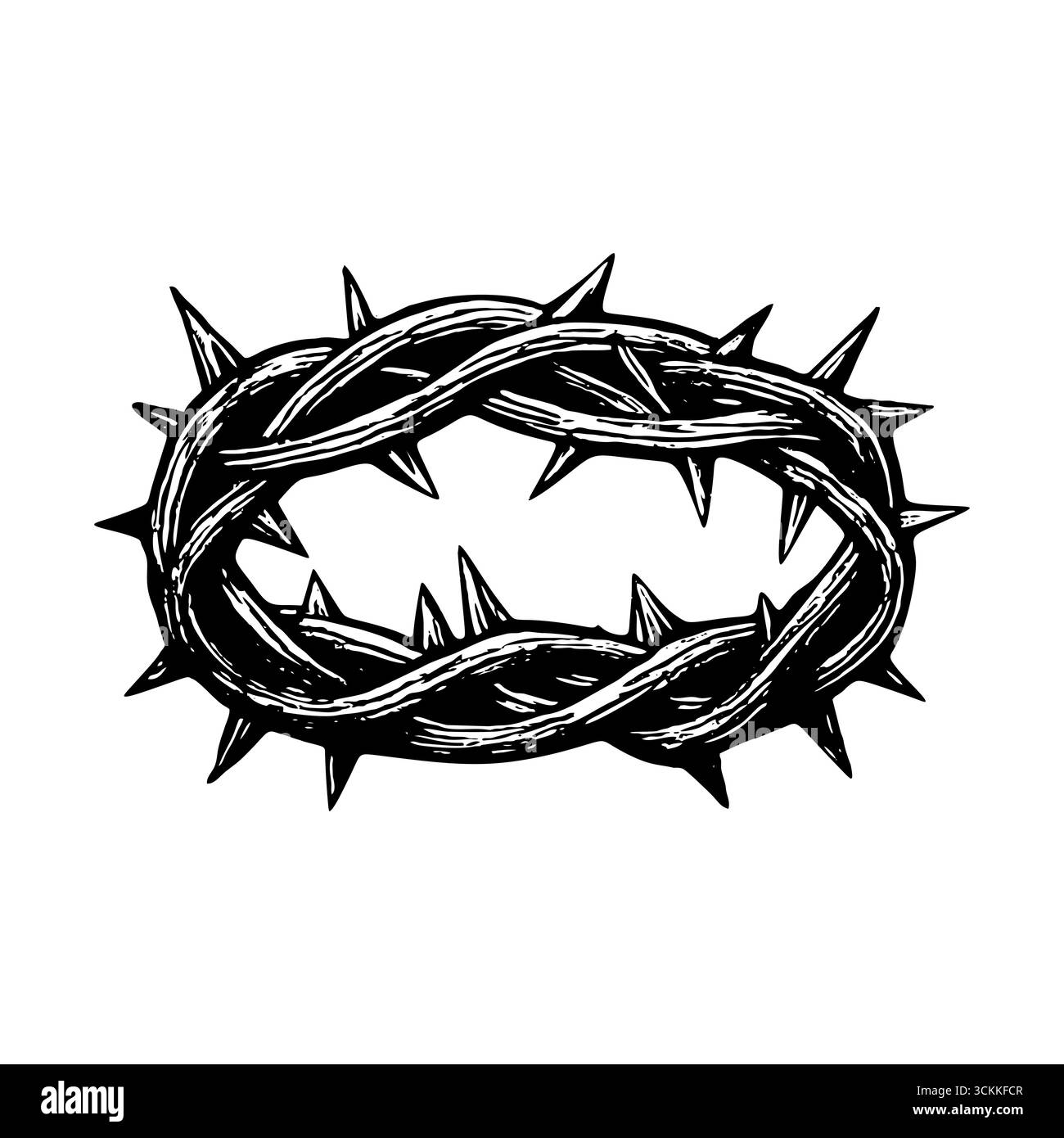 A crown of thorns — a symbol of the suffering of the Redeemer and Lord ...