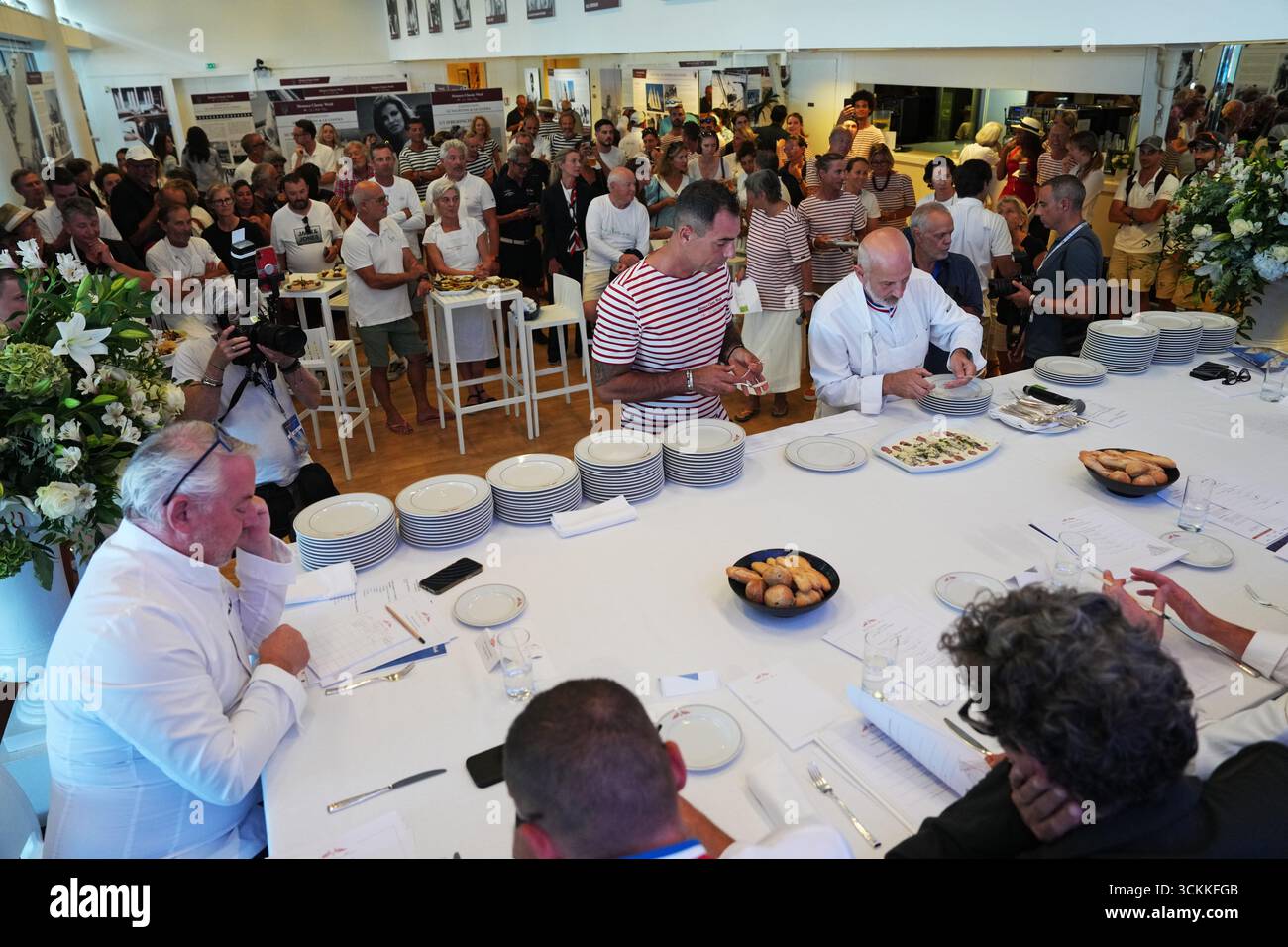 The chef competition during the Monaco Classic week 2025, over 150 ...
