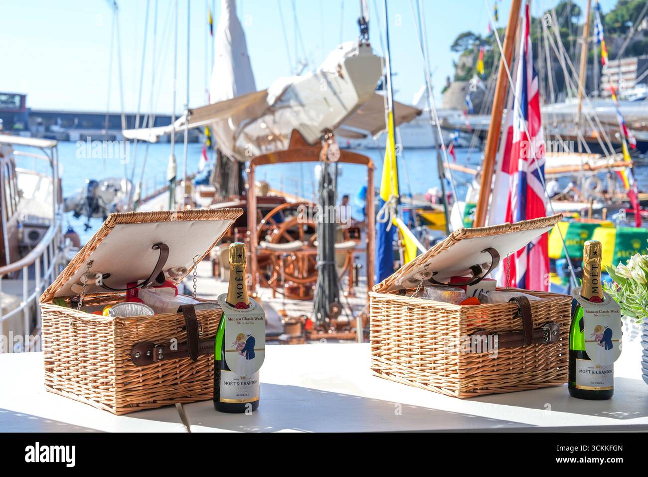The chef competition during the Monaco Classic week 2025, over 150 ...