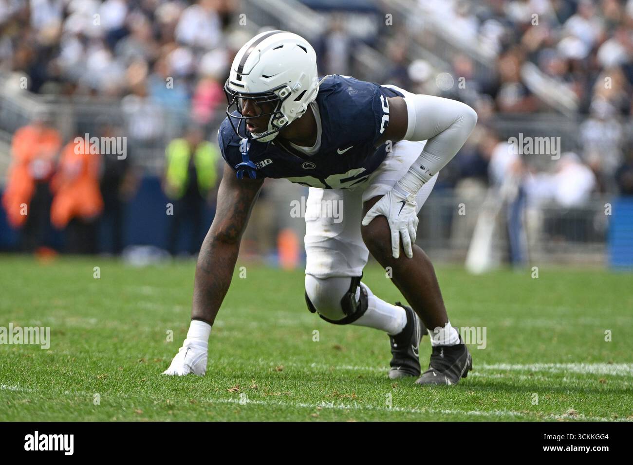 Penn State defensive end Zuriah Fisher (36) lines up against Florida ...