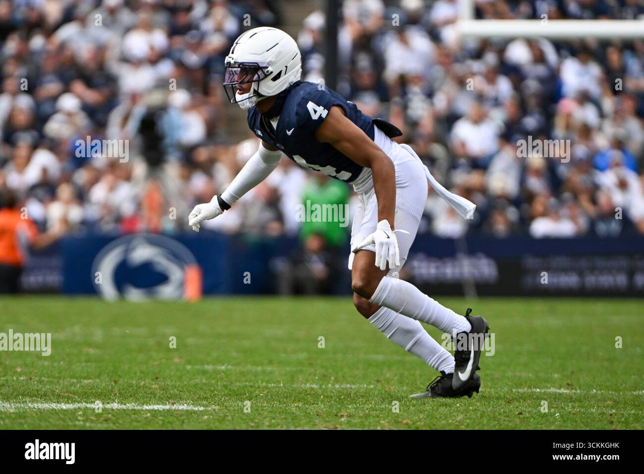 Penn State cornerback A.J. Harris (4) lines up against Florida ...