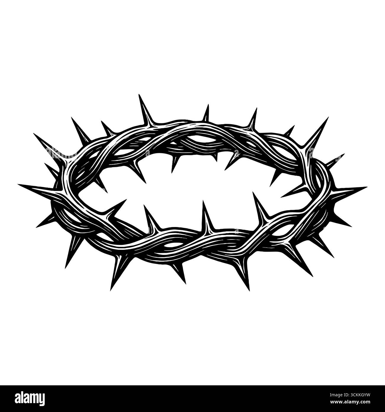 A crown of thorns — a symbol of the suffering of the Redeemer and Lord ...