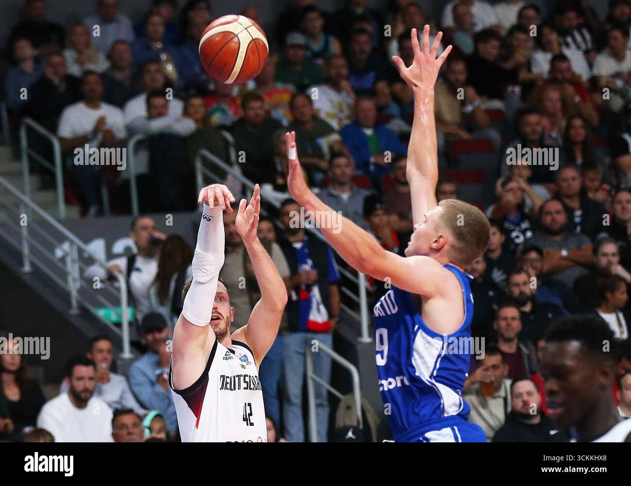 12 September 2025, Latvia, Riga: Basketball: European Championship ...