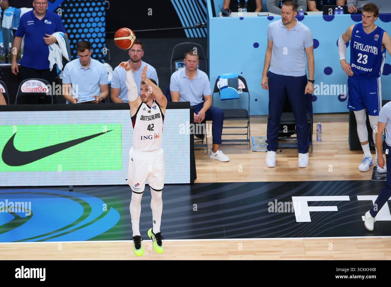 12 September 2025, Latvia, Riga: Basketball: European Championship ...