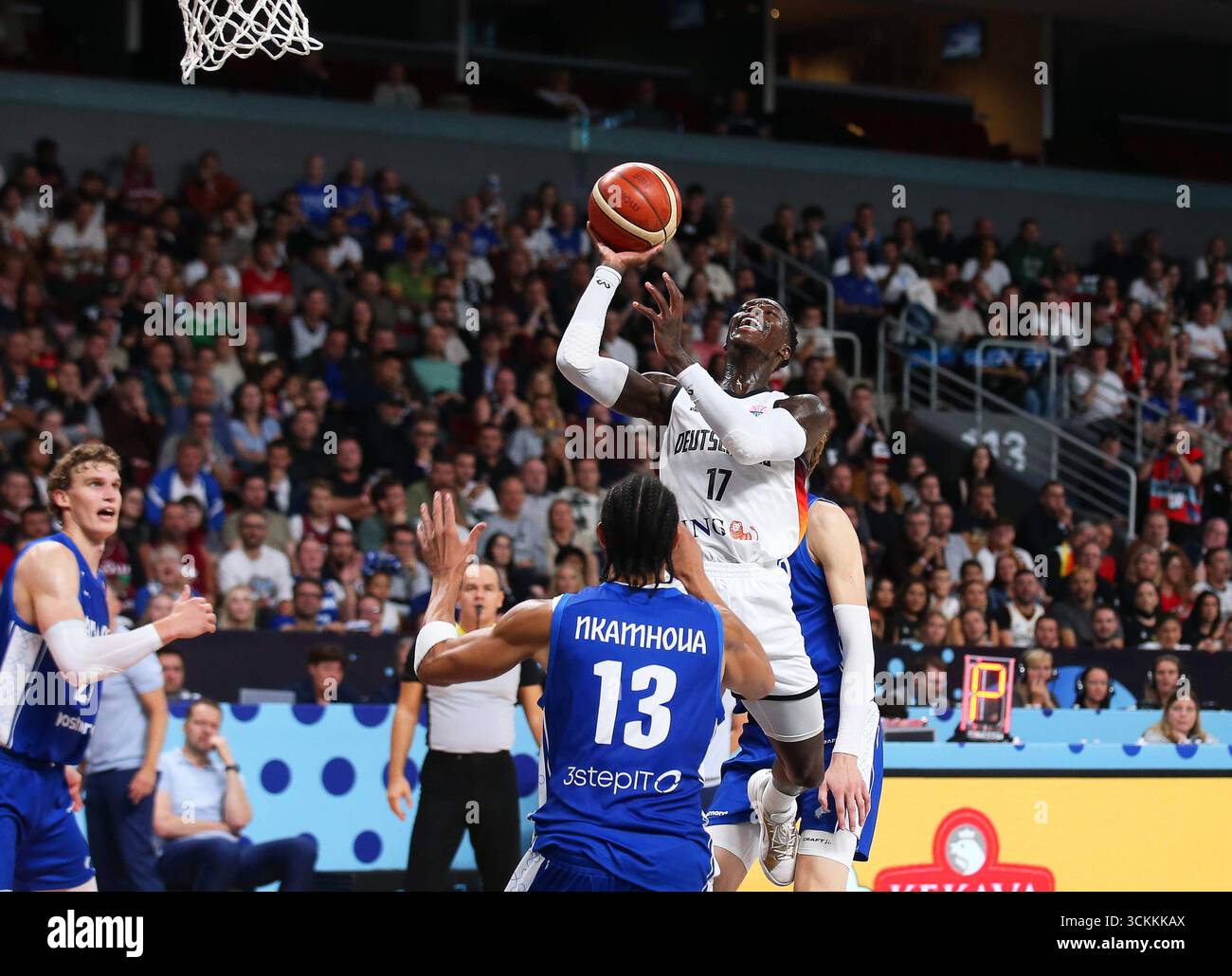 12 September 2025, Latvia, Riga: Basketball: European Championship ...