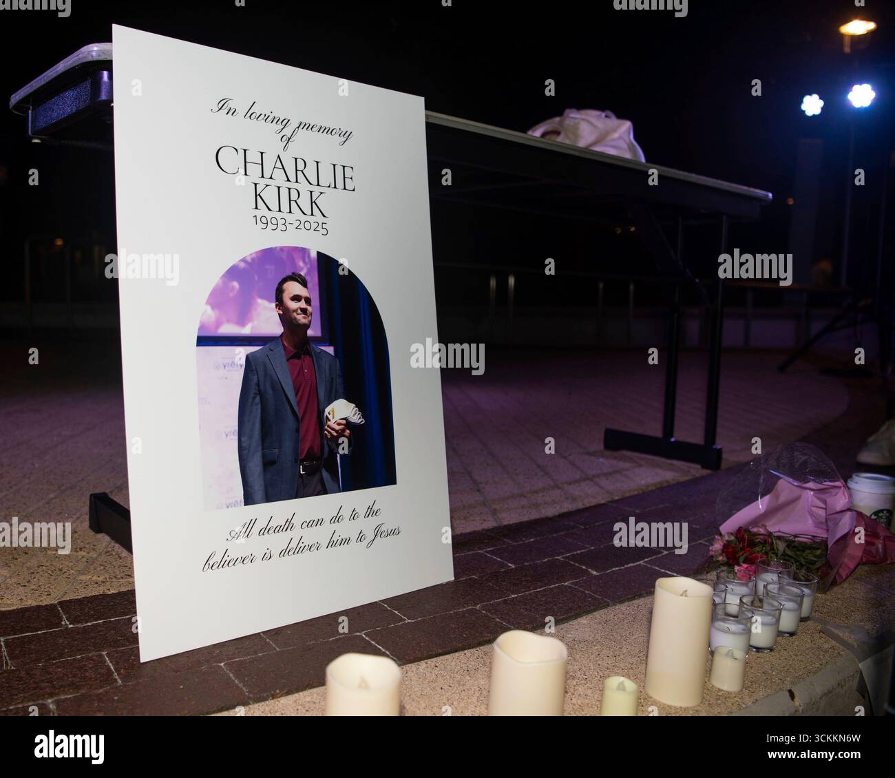 Multiple student organizations host a vigil for Charlie Kirk at Rudder ...