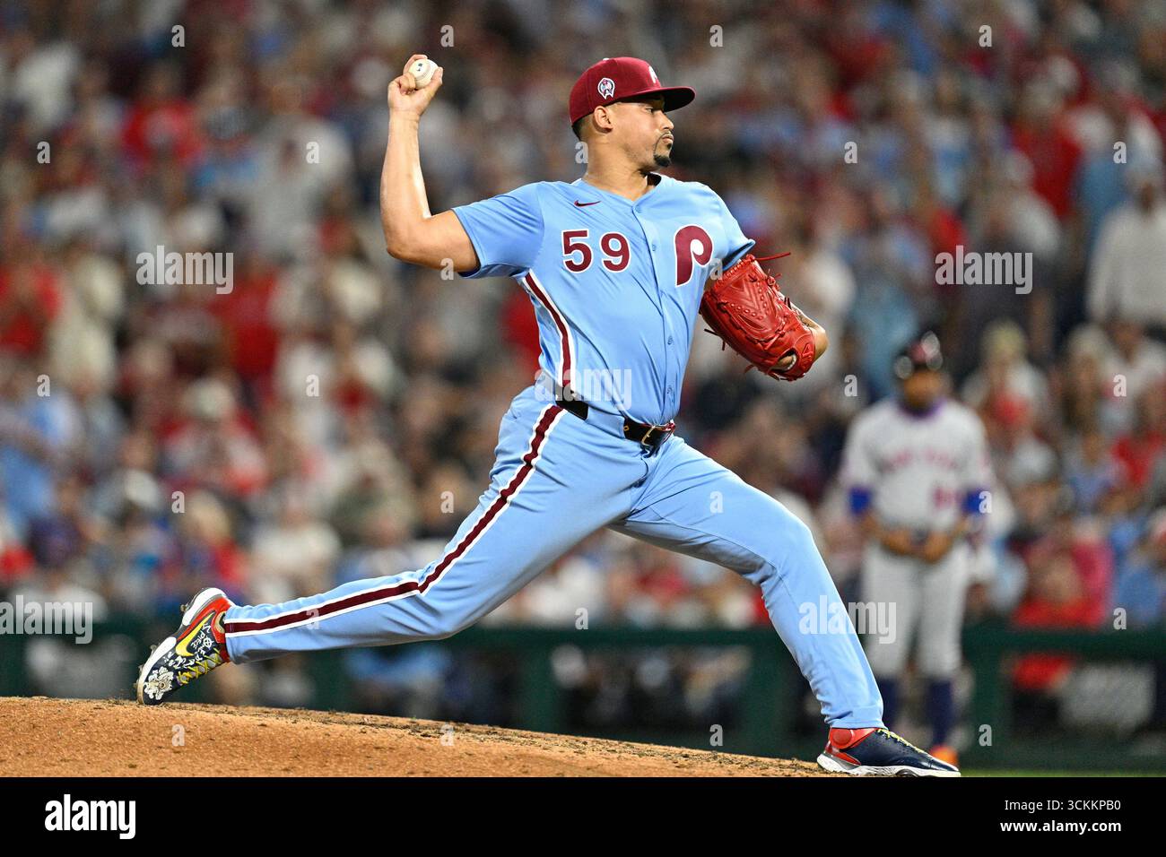 PHILADELPHIA, PA - SEPTEMBER 11: Philadelphia Phillies pitcher Jhoan ...