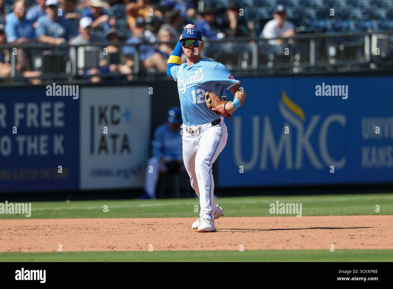 September 7 2025: Kansas City Royals third baseman Nick Loftin (12 ...