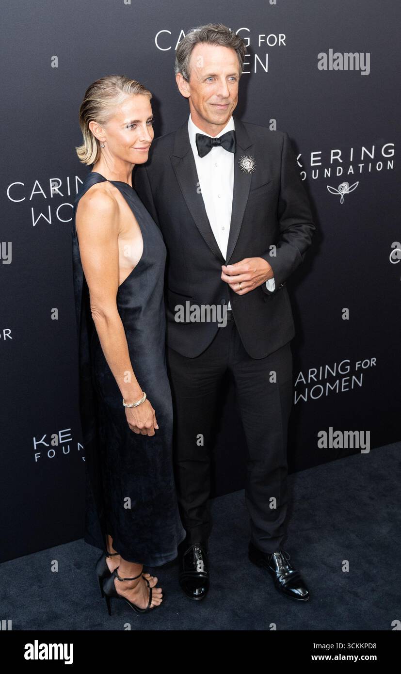 Alexi Ashe and Seth Meyers attend 4th Annual Kering Foundation Caring ...