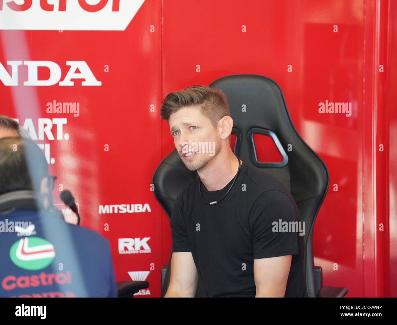 Casey Stoner during the Free Practice sessions of the MotoGP Red Bull ...