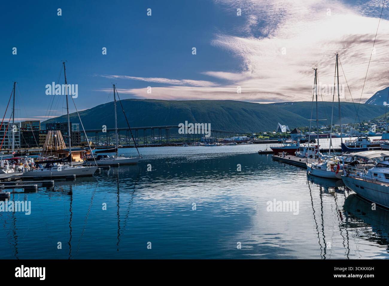 Tromsø, the Arctic capital, is located on a small island 350 kilometers north of the Arctic ...