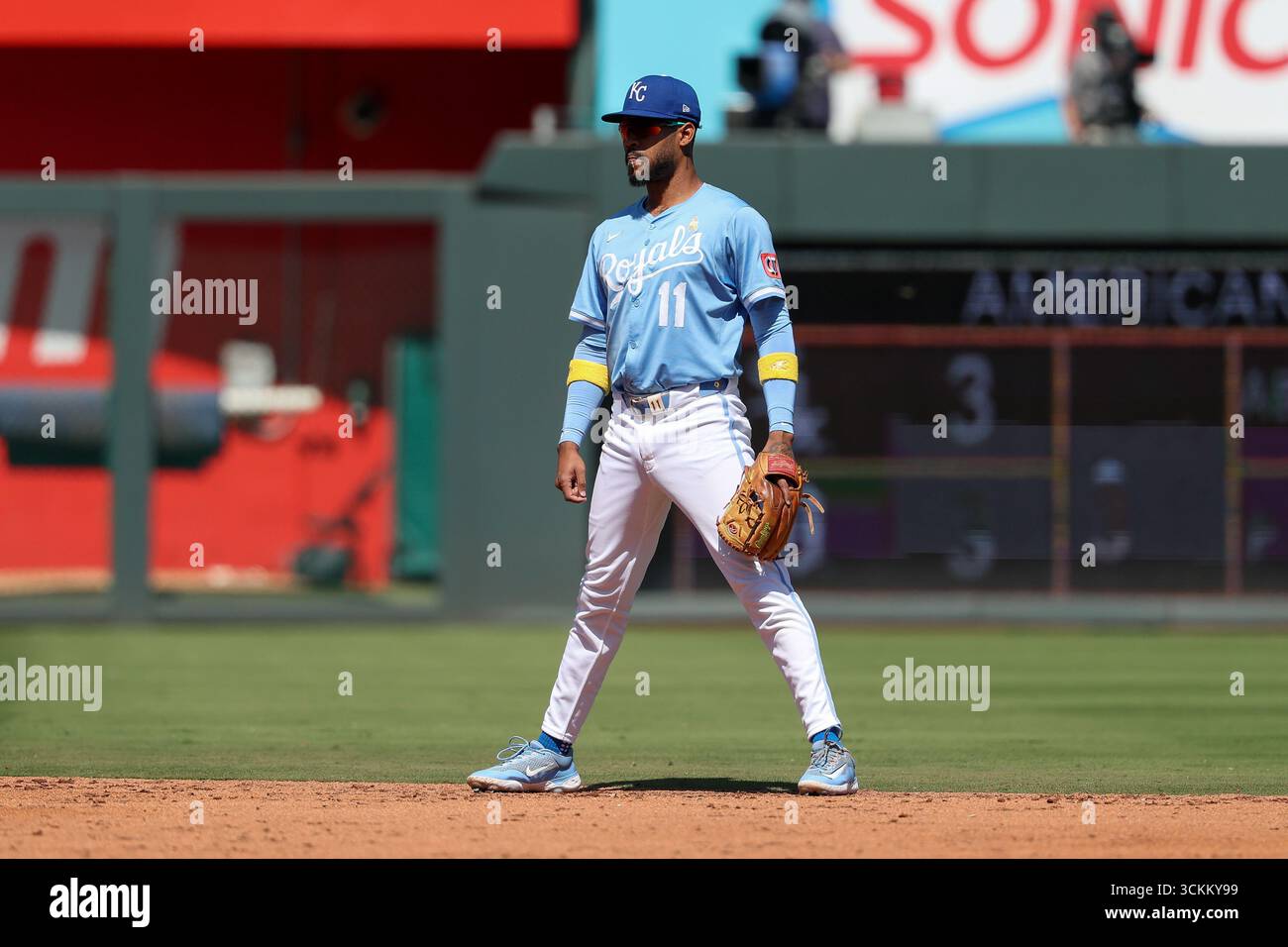 September 7 2025: Kansas City Royals shortstop Maikel Garcia (11) is ...
