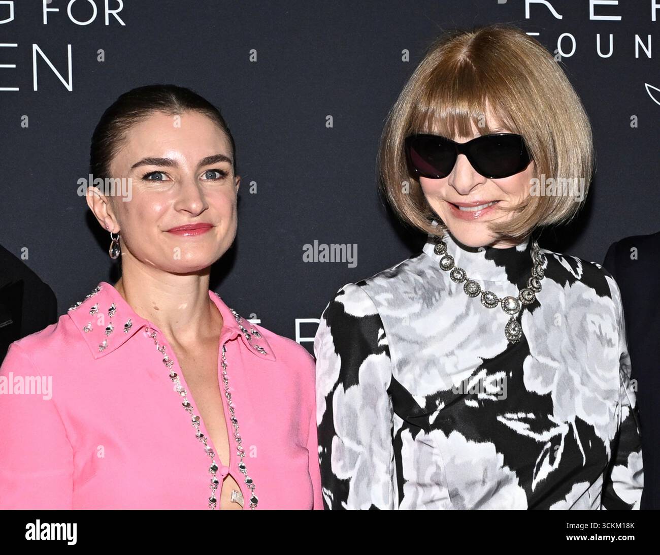 Chloe Malle, left, and Anna Wintour attend the Kering Caring for Women ...
