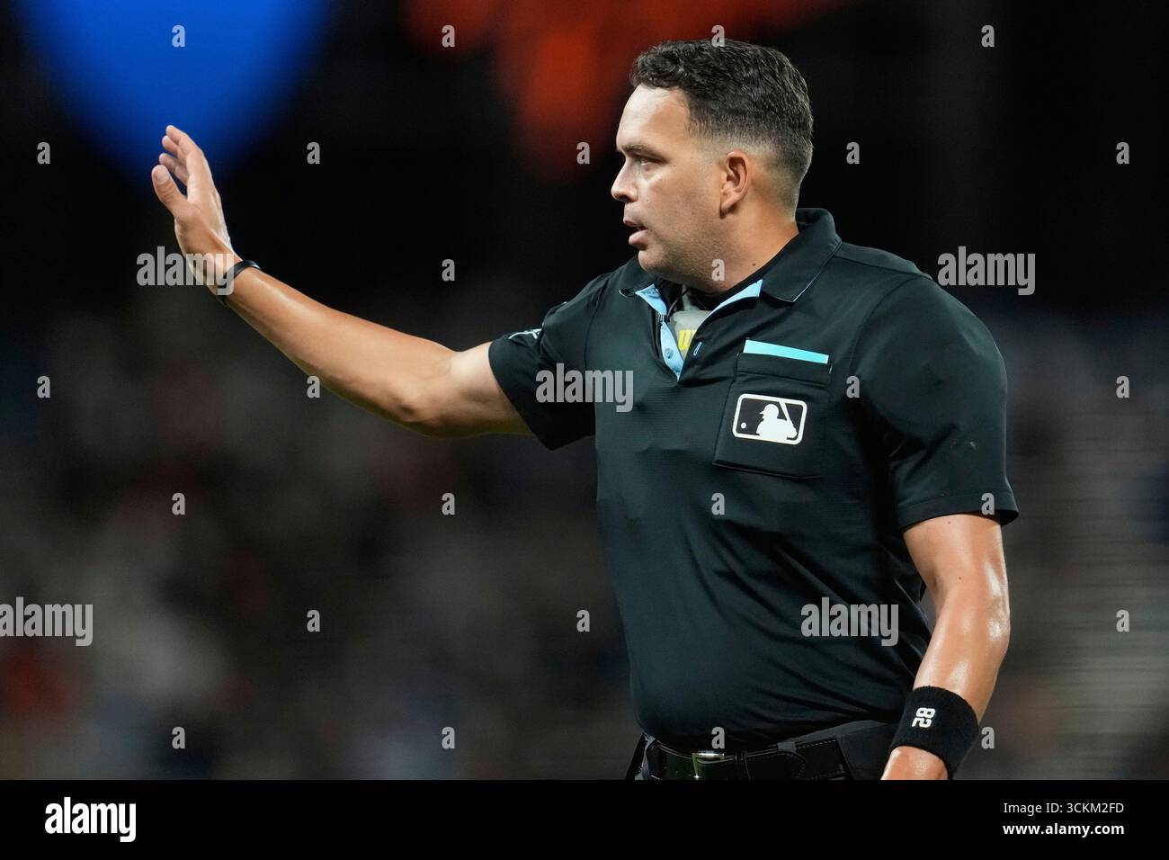 Umpire Emil Jimenez during a baseball game between the San Francisco ...