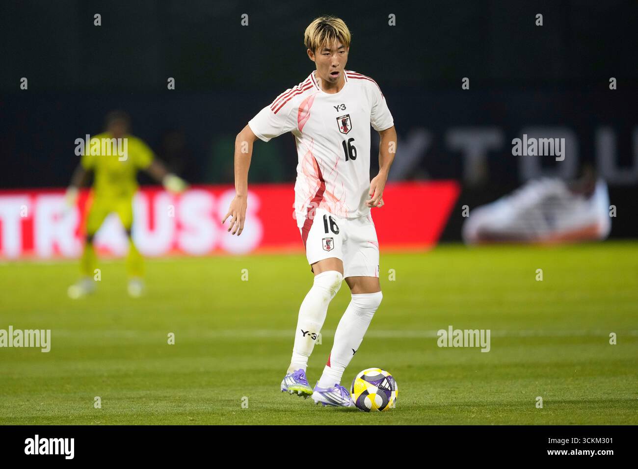 Japan's Hiroki Sekine during an international friendly soccer game ...