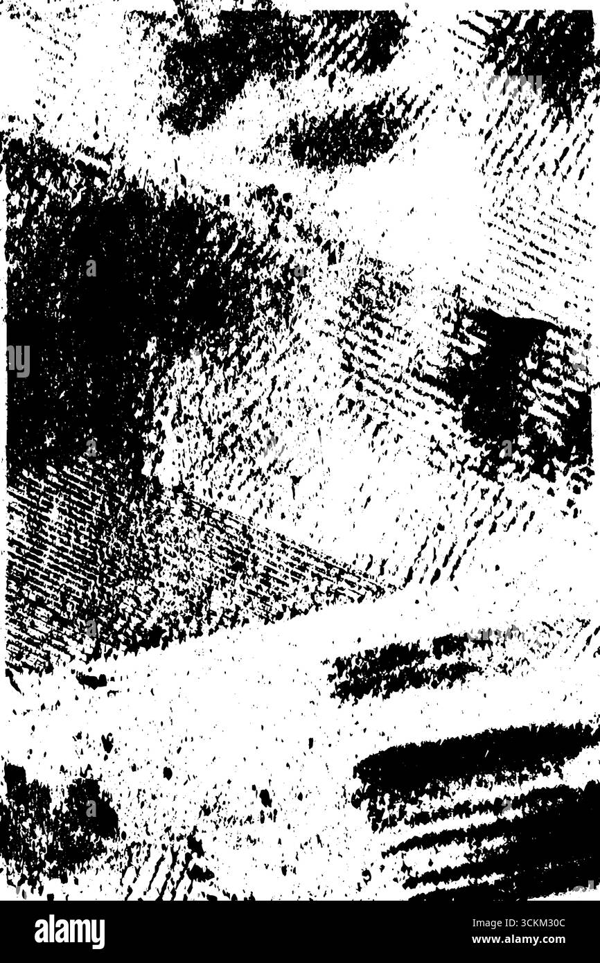 Monochrome abstract gritty halftone texture for urban design Stock ...