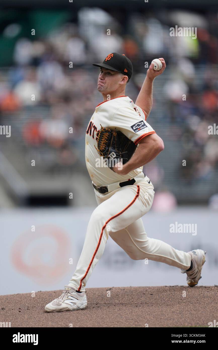 San Francisco Giants pitcher Carson Seymour against the Arizona ...