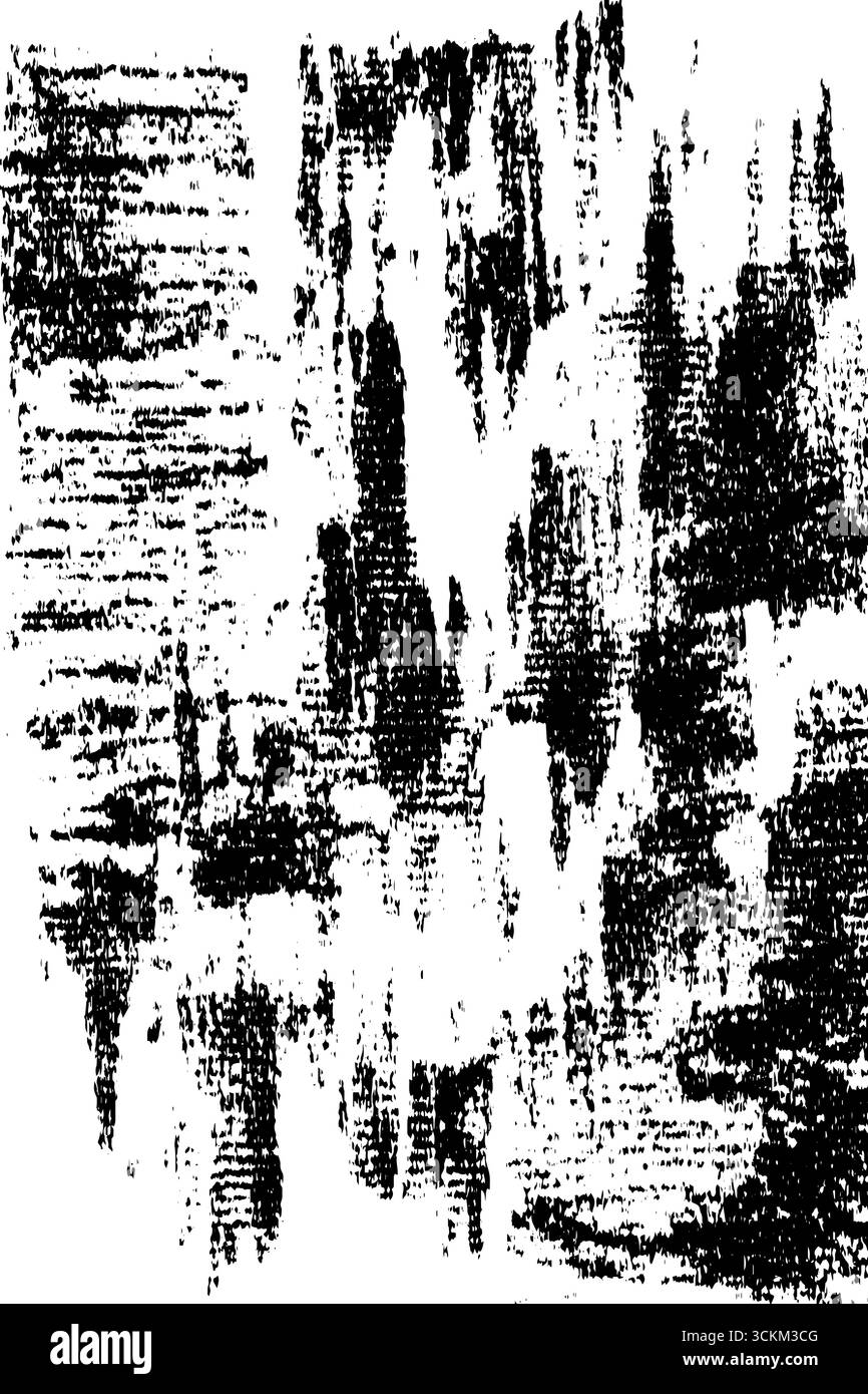 Distressed black and white glitch texture for security themes and ...