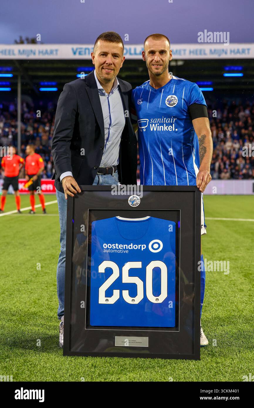 DEN BOSCH, 12-09-2025, stadium De Vliert, season 2025/2026, Dutch ...