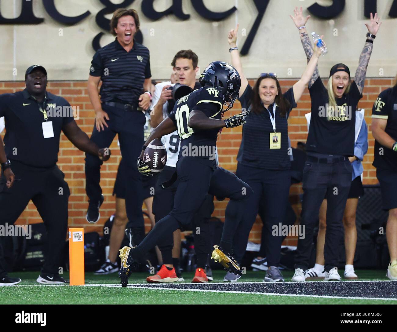 September 11, 2025: Wake Forest University wide receiver Chris Barnes ...