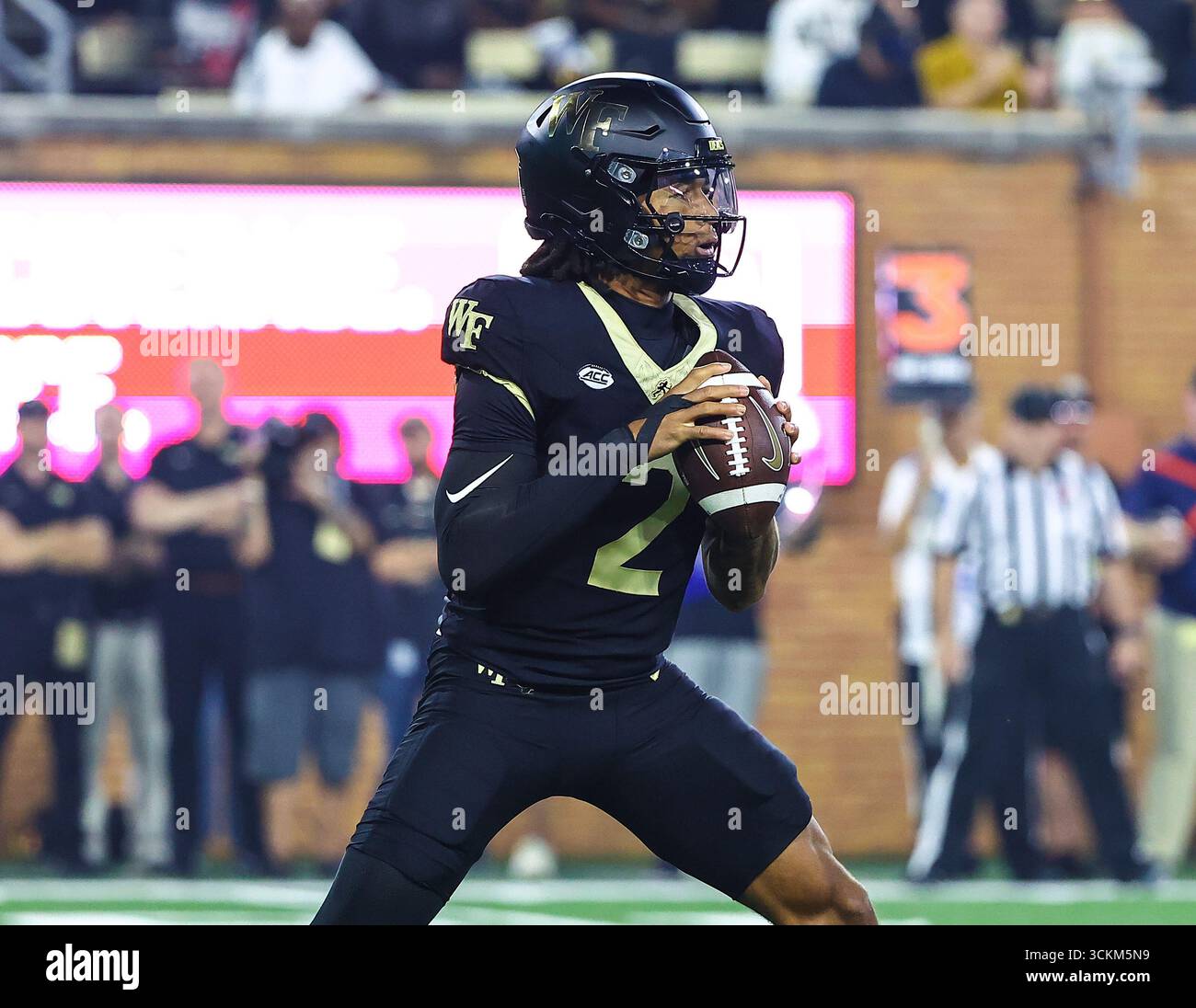 September 11,2025: Wake Forest University quarterback Robby Ashford (2 ...