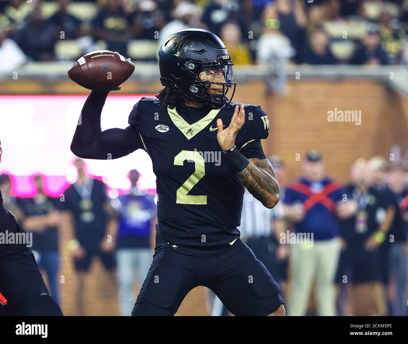 September 11,2025: Wake Forest University quarterback Robby Ashford (2 ...