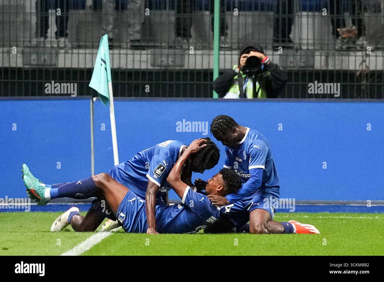 21 Tawfik BENTAYEB (estac) during the Ligue 2 BKT match between Troyes ...
