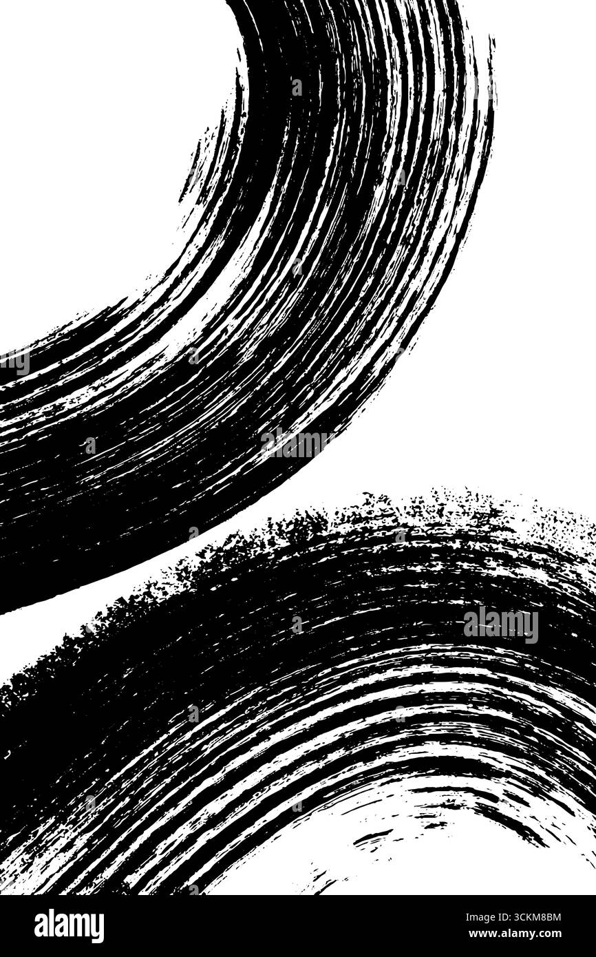 Abstract banner with natural marks and imprints for artistic design ...