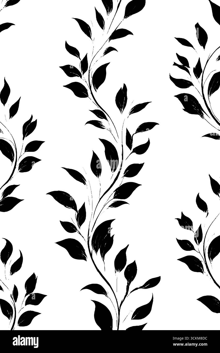 Foliage layered Black and White Stock Photos & Images - Alamy