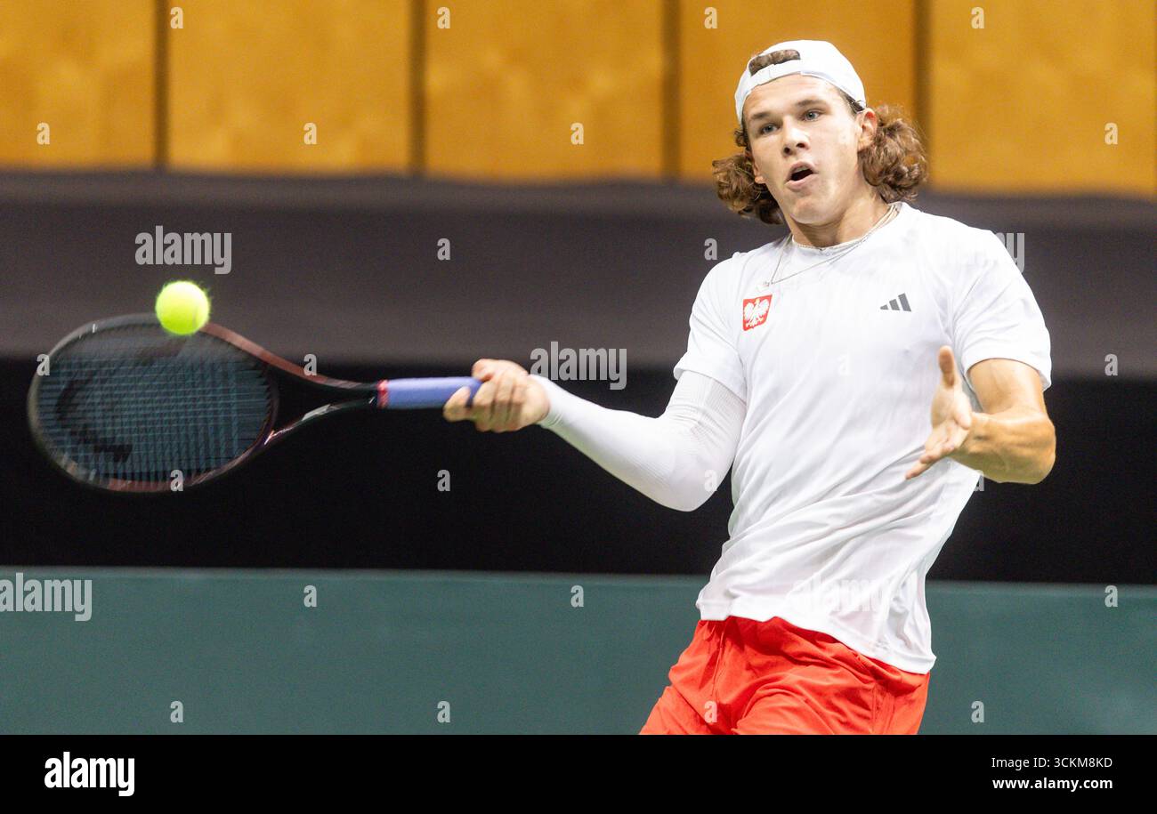 12th September 2025; Polsat Plus Arena, Gdynia, Poland; Davis Cup ...