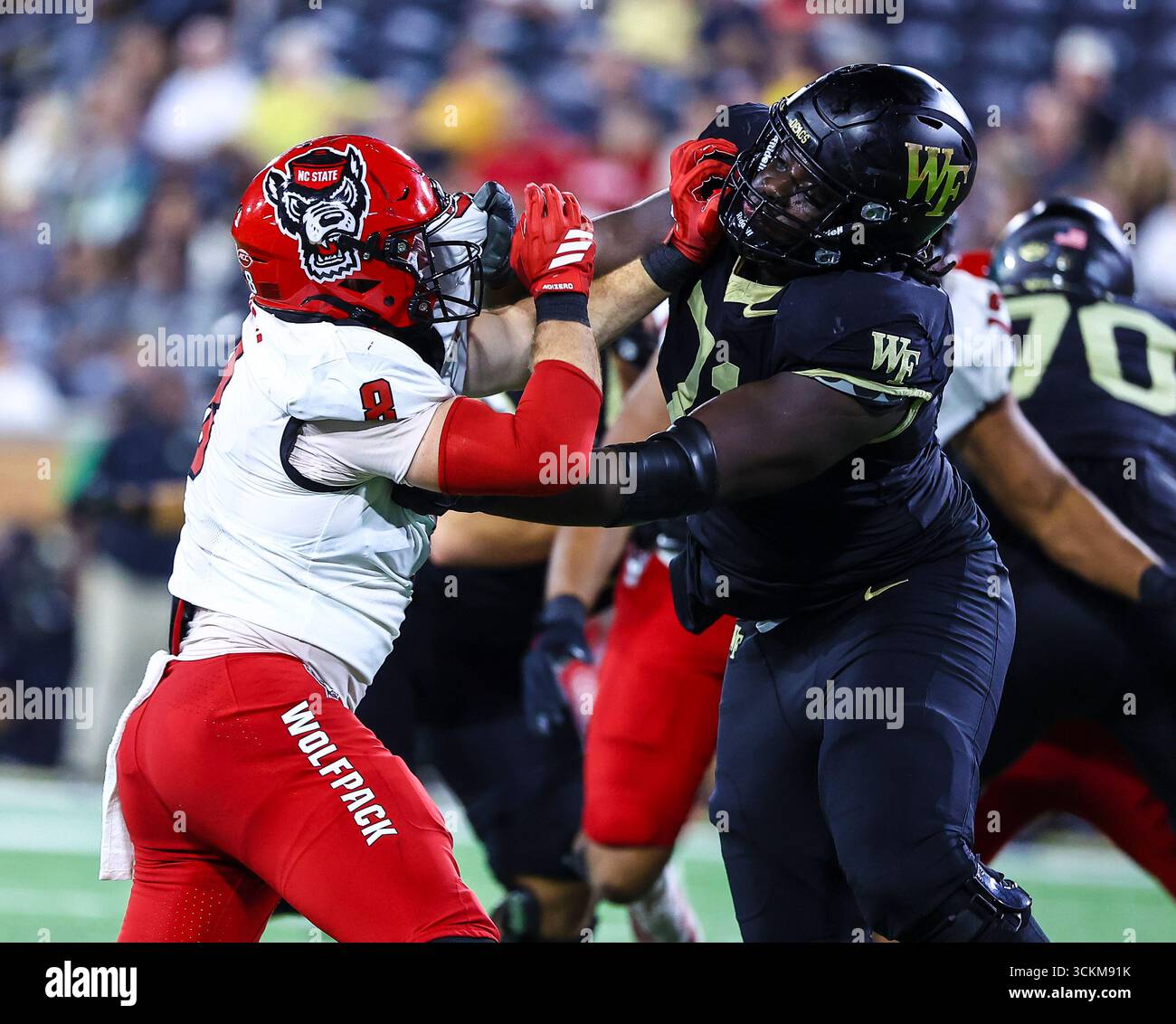 September 11, 2025: NC State defensive back Isaiah Crowell (8) gets ...