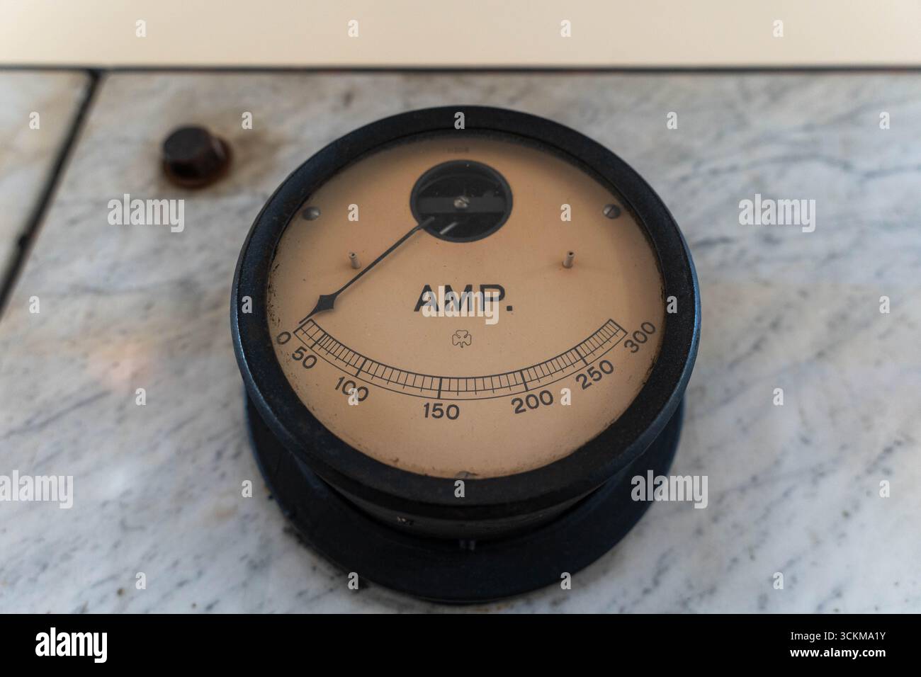 Old Analog Ampere Meter Device for Electrical Measurement Stock Photo ...