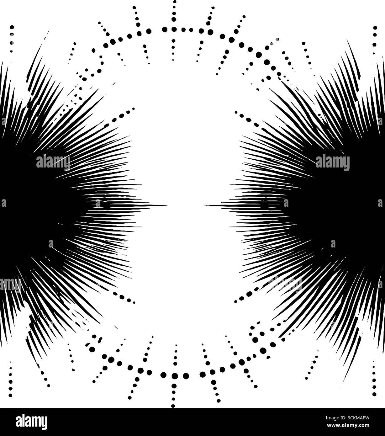 Striking circular design Black and White Stock Photos & Images - Alamy