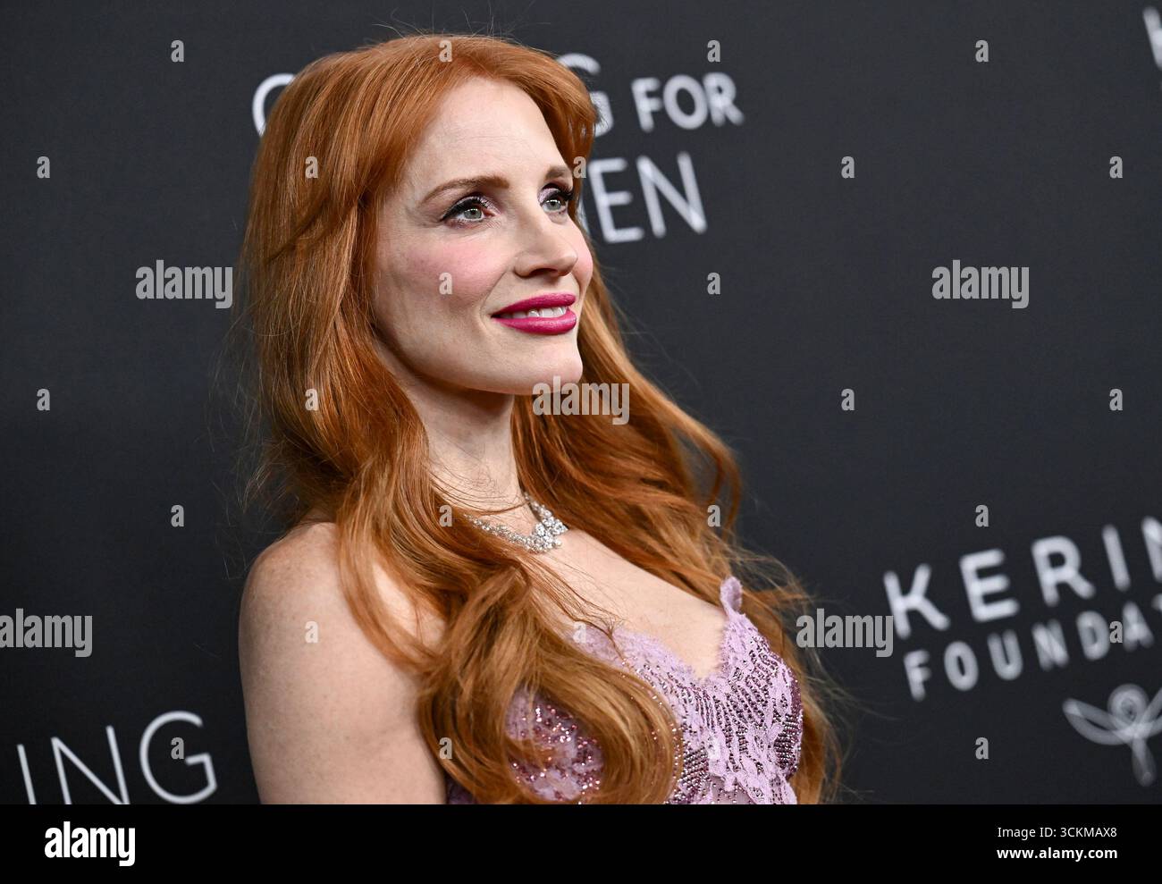 Jessica Chastain attends the Kering Caring for Women Dinner at The Pool ...