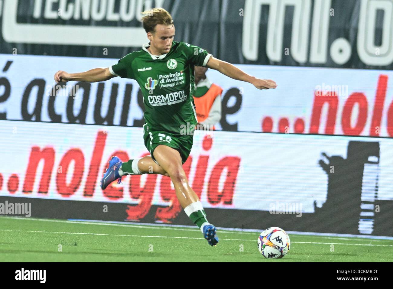 Alessandro Milani of US Avellino 1912 in action during the Serie BKT ...
