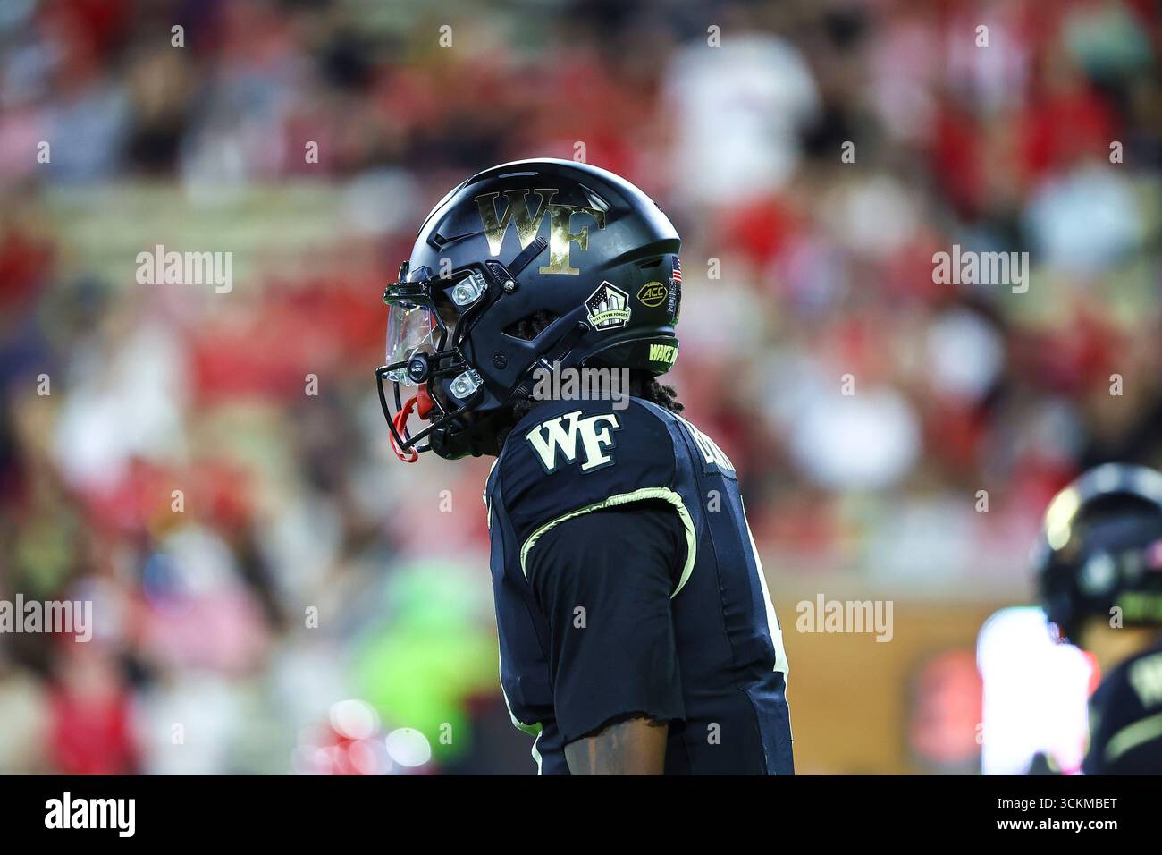 September 11,2025: Wake Helmet. NCAA football game between NC State and ...