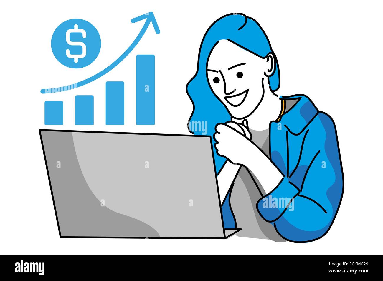 Young team working together Cut Out Stock Images & Pictures - Alamy