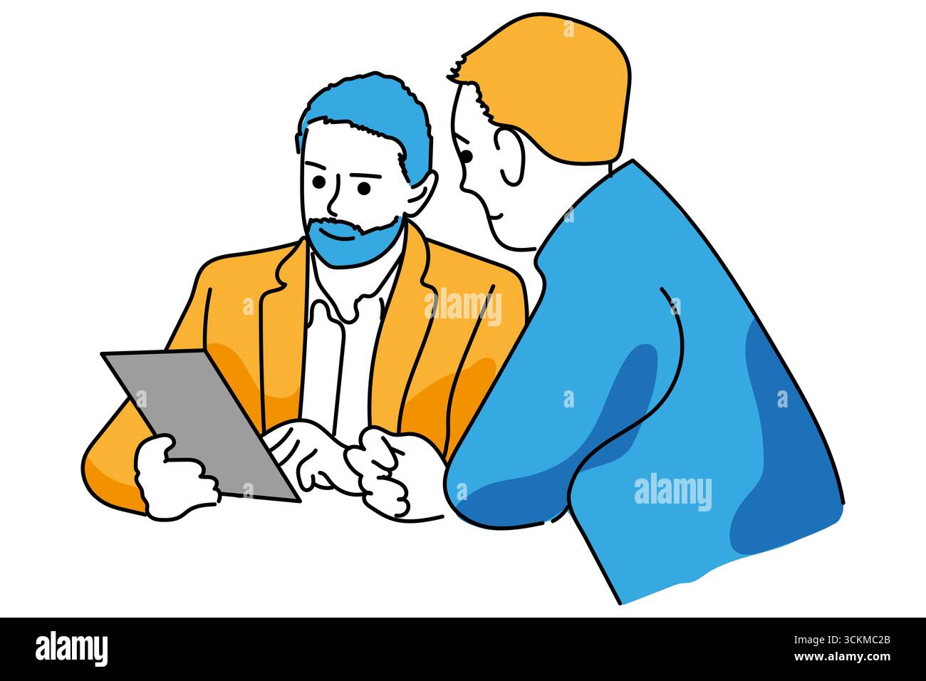 Working together team businesspeople Cut Out Stock Images & Pictures ...