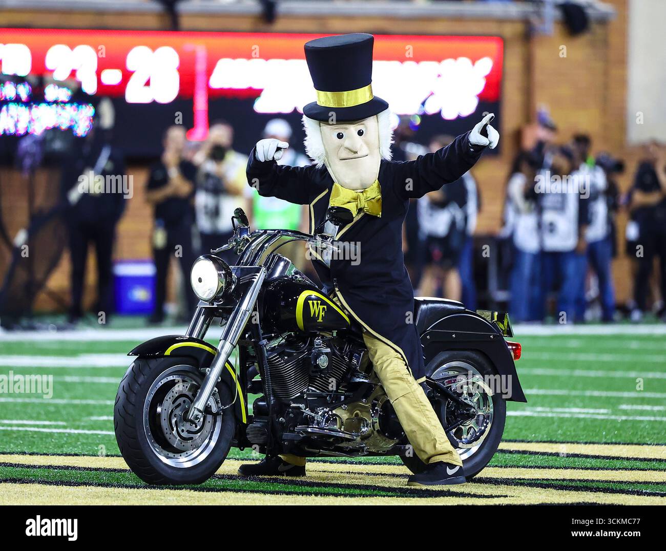 September 11,2025: Demon Deacon mascot. NCAA football game between NC ...
