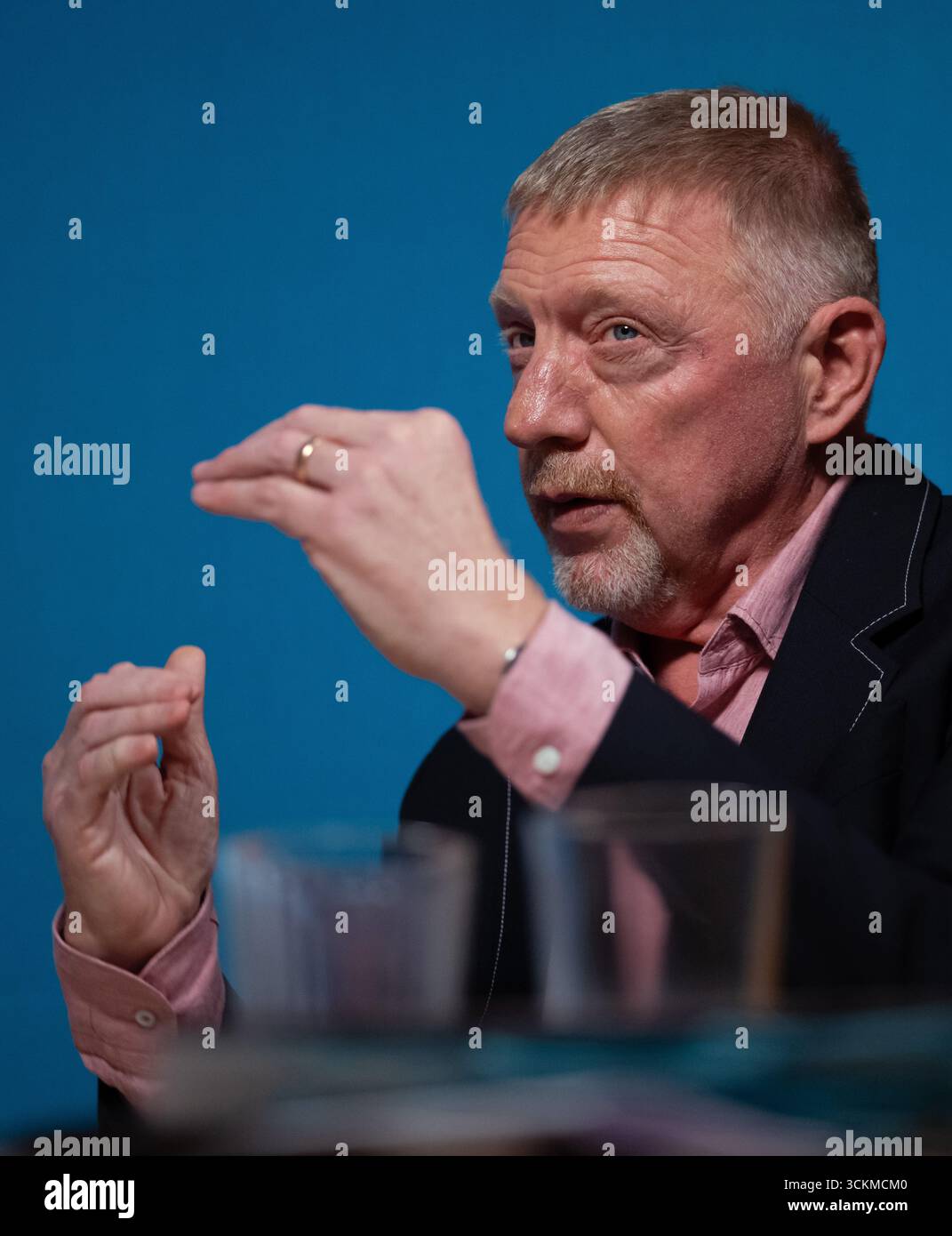 PRODUCTION - 12 September 2025, Berlin: Former tennis pro Boris Becker ...