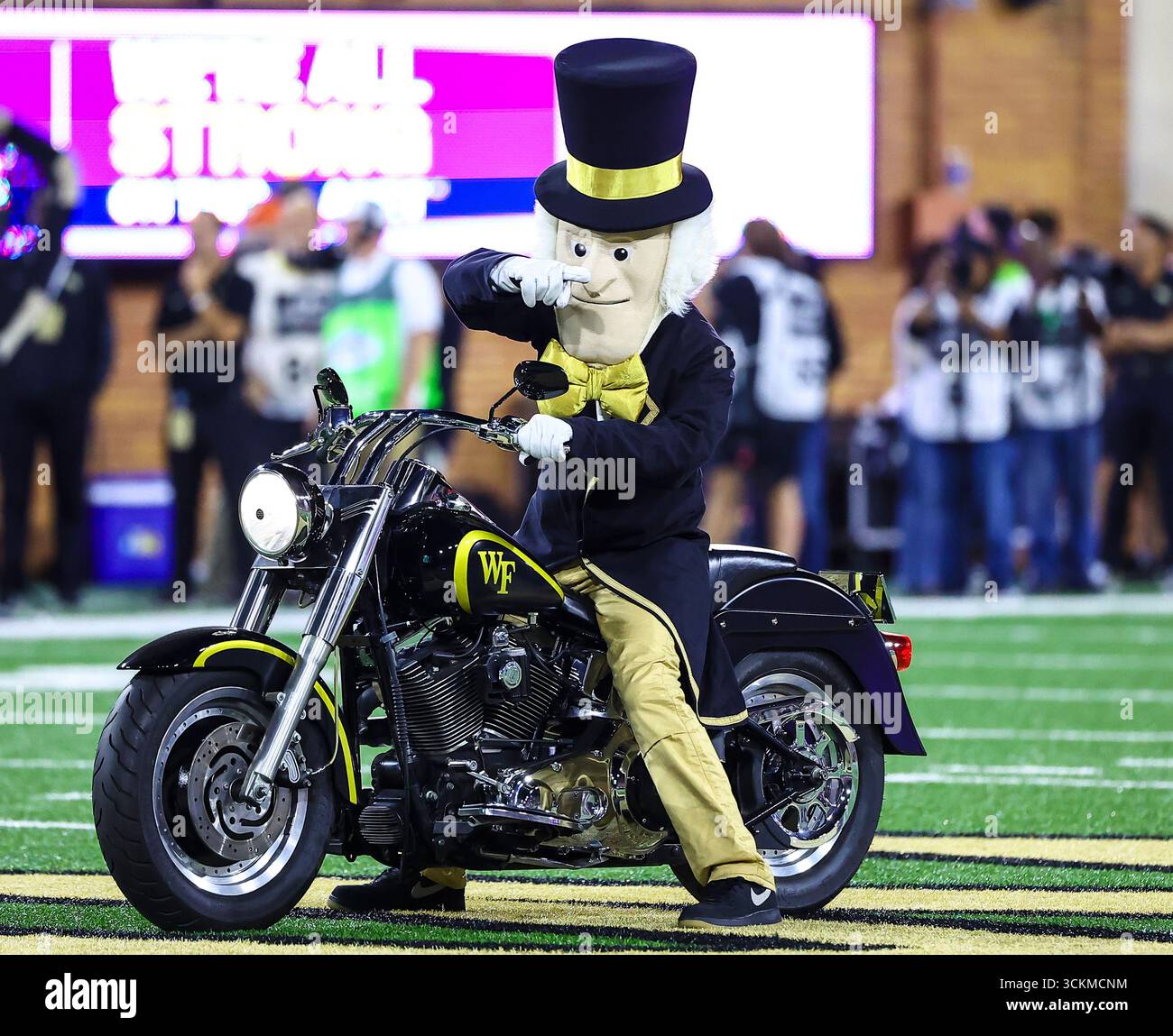 September 11,2025: Demon Deacon mascot. NCAA football game between NC ...