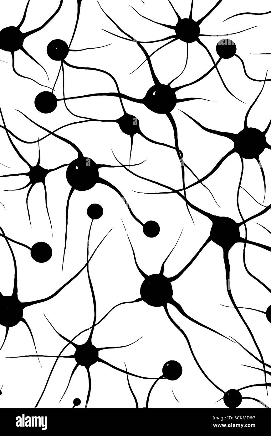 Synapse diagram Black and White Stock Photos & Images - Alamy